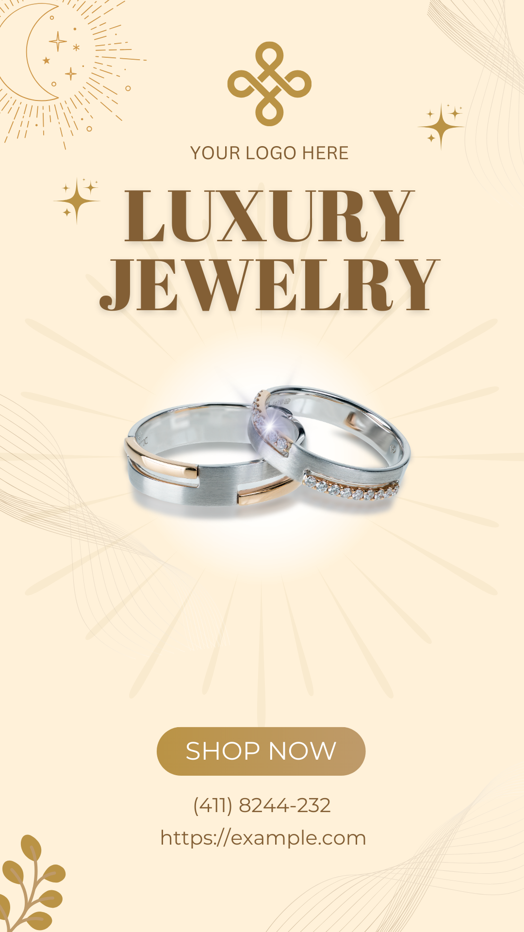 Customizable Jewelry Reels Canva Template for Facebook and Instagram ...